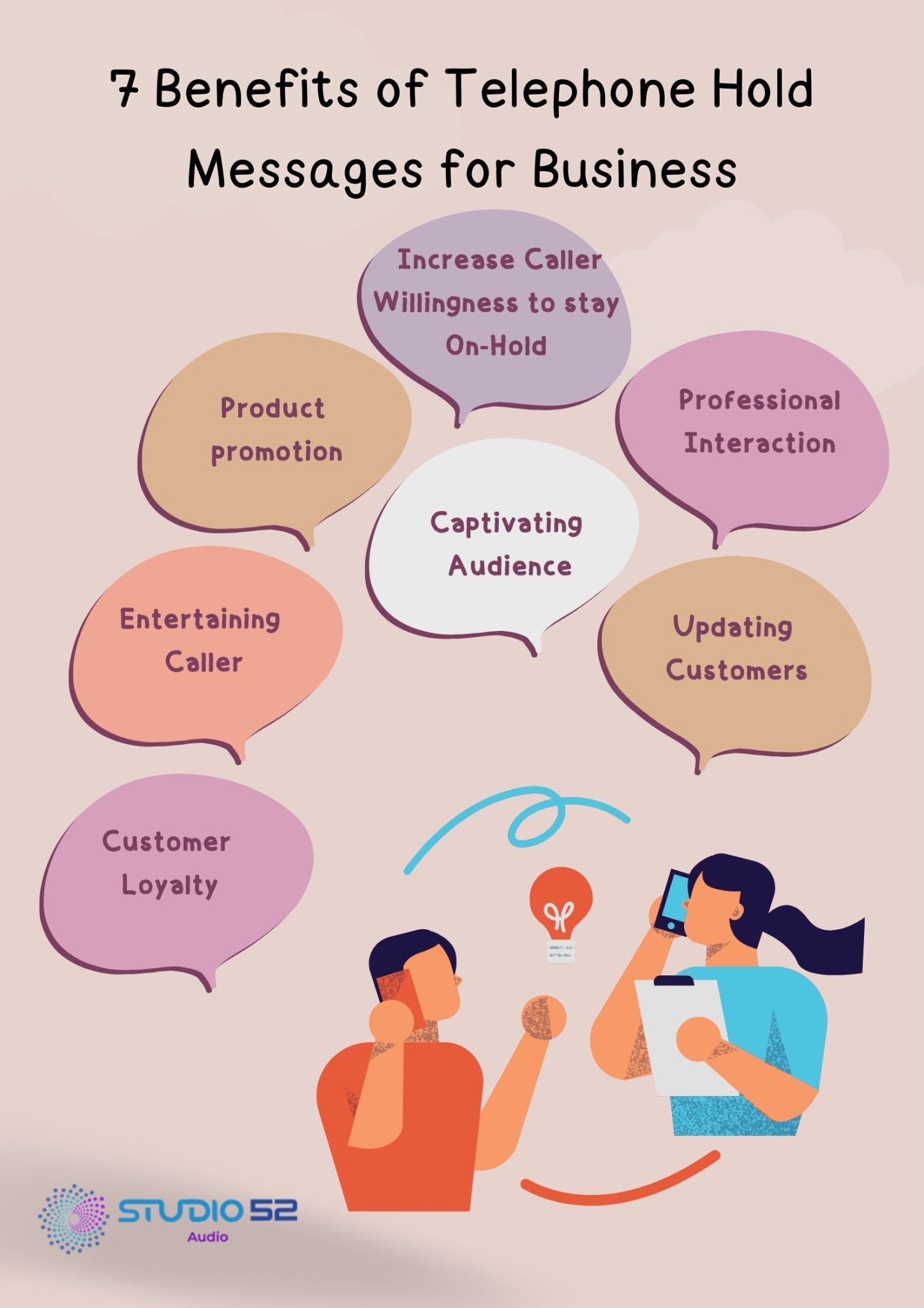 7 Benefits of Telephone Hold Messages for Business