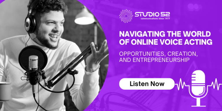 Navigating the World of Online Voice Acting | Sudio52
