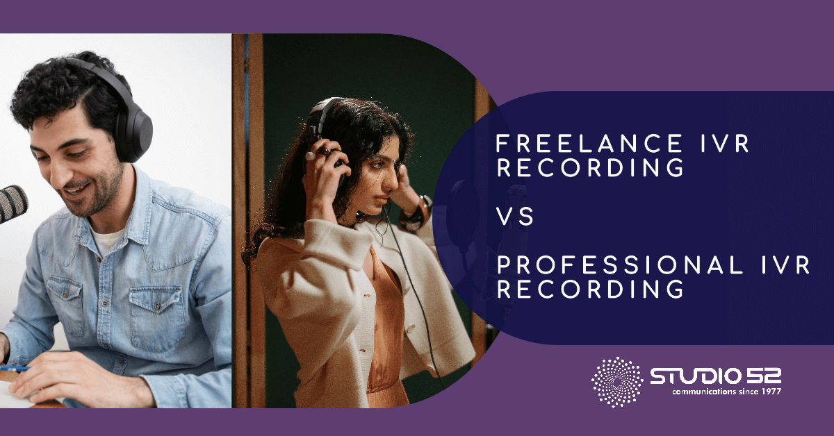 Freelance IVR Recordings vs Professional IVR Recordings